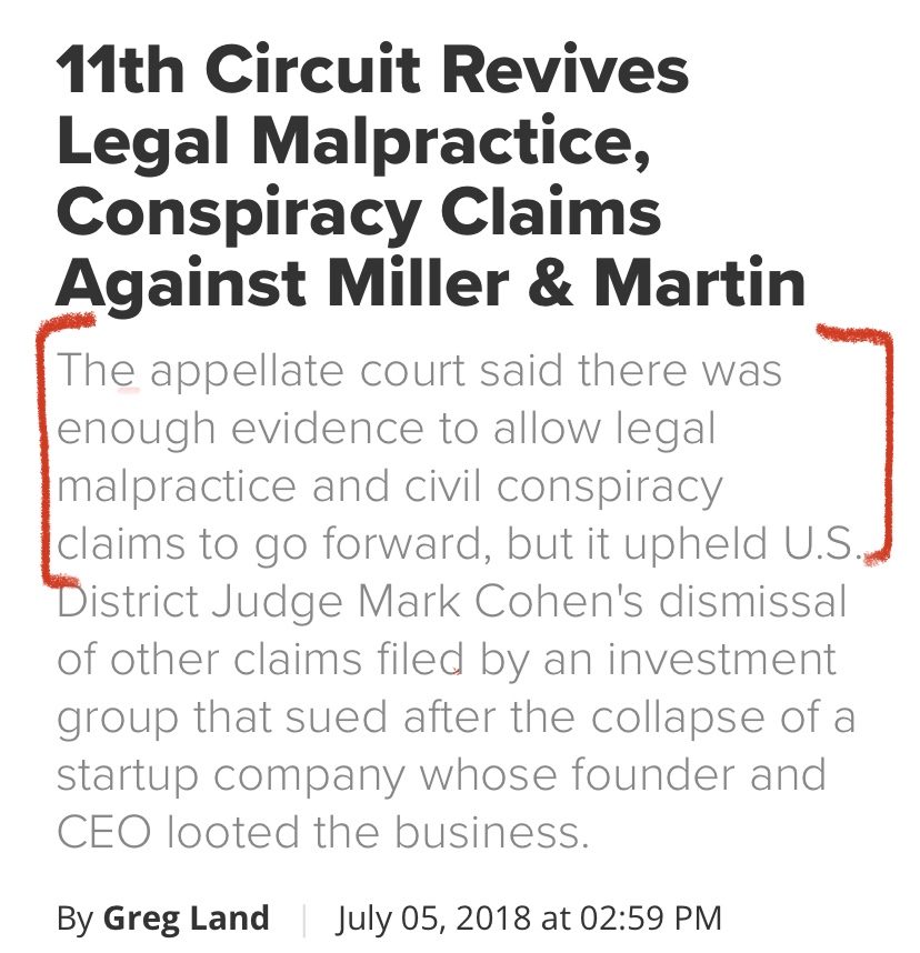 Miller & Martin History – DEFENDING RAVI